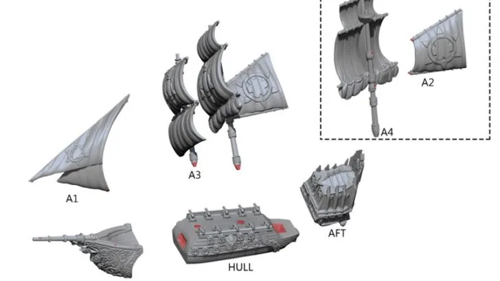 Mantic Posts Armada Assembly Guides - TGN - Tabletop Gaming News