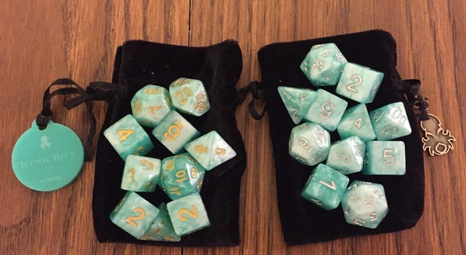 TGN Review: Iconic Blue 2 Dice Set From Kraken Dice - TGN - Tabletop ...