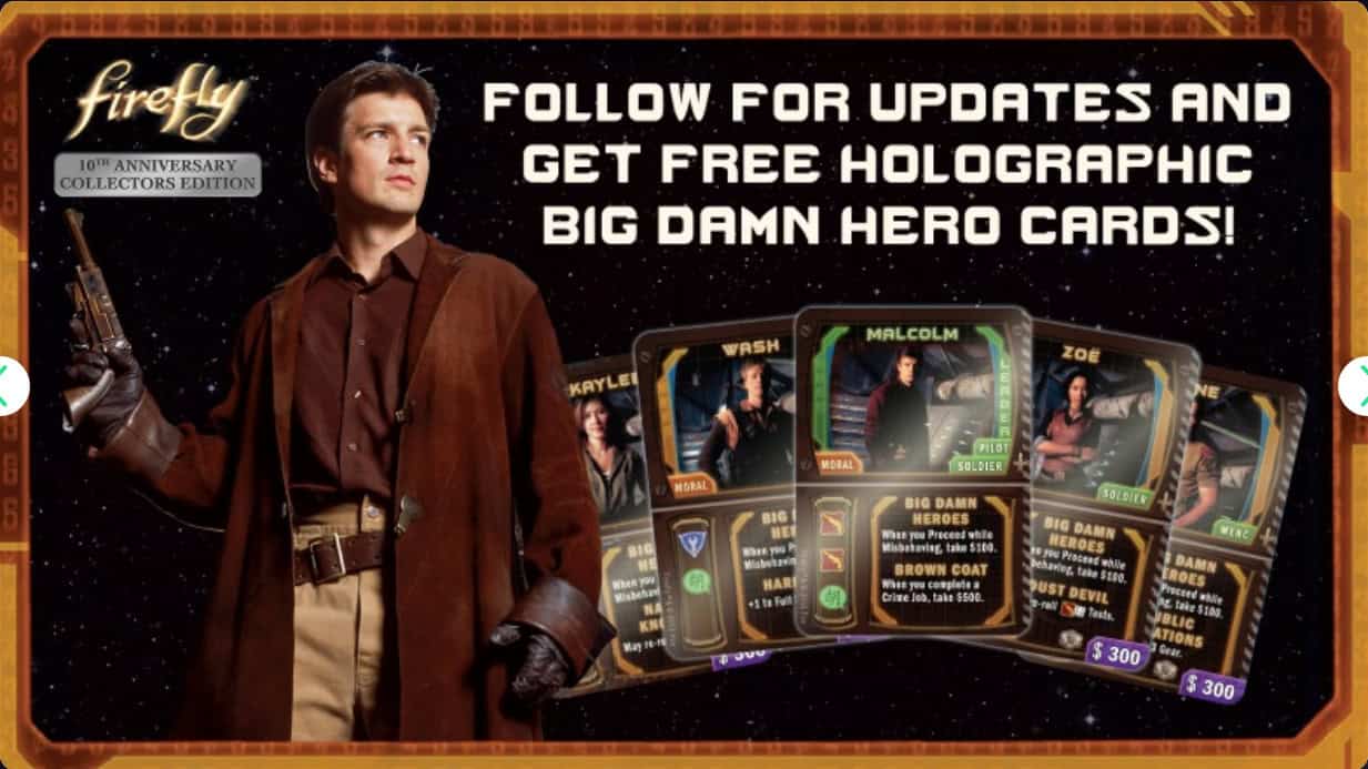Firefly: The Game Celebrates 10th Anniversary with Biggest Collector's ...