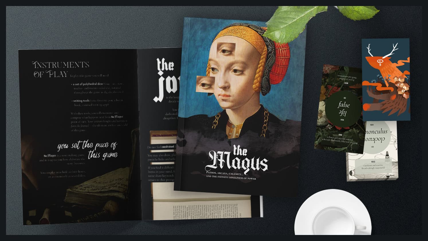 New Solo RPG and Inspiration Deck Set to Hit Kickstarter: “The Magus ...