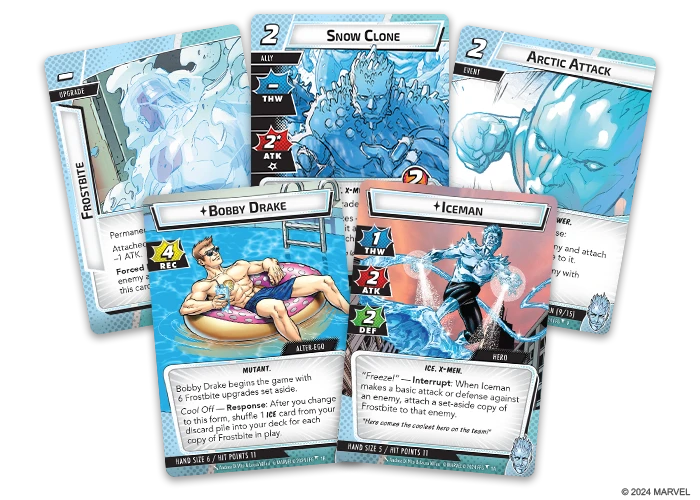 Fantasy Flight Games Announces Iceman Hero Pack for Marvel Champions ...