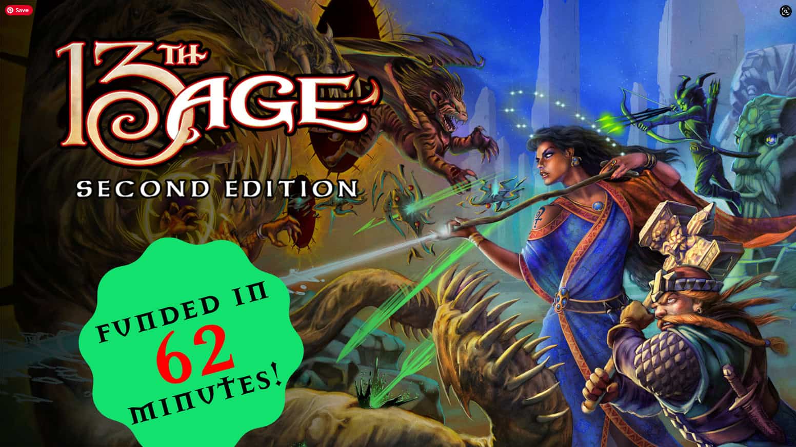 13th Age Second Edition Kickstarter Surpasses Goals, Promises Enhanced ...