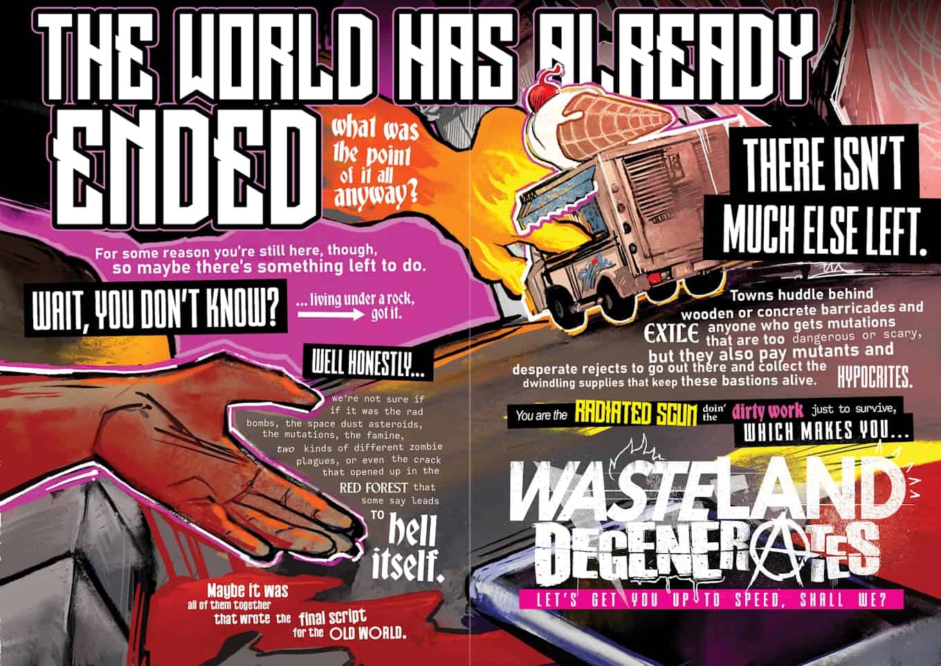 Wasteland Degenerates: A High-Octane RPG Zine Hits Backerkit - TGN ...