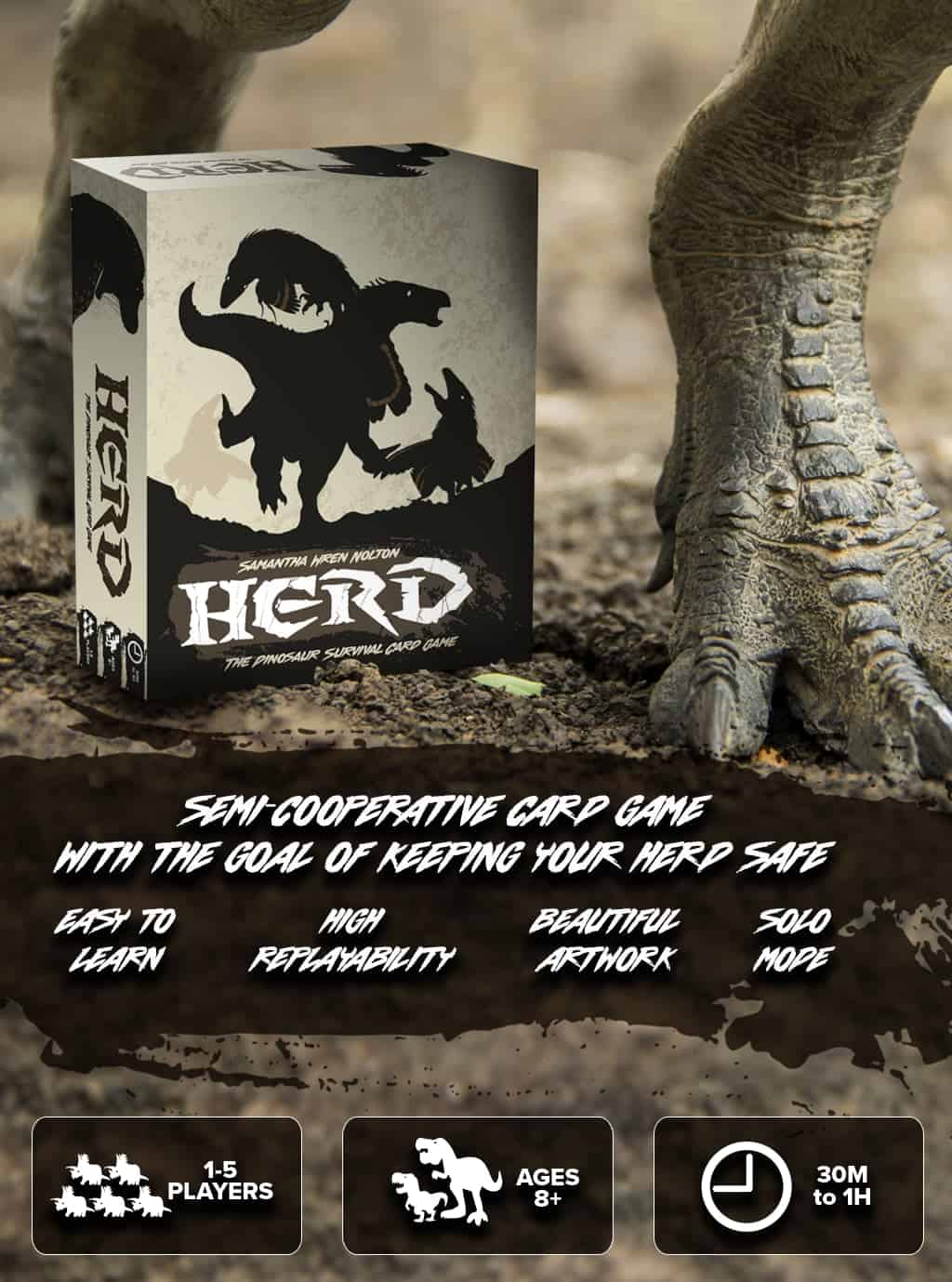 Herd: The Dinosaur Survival Card Game Now on Kickstarter - TGN ...